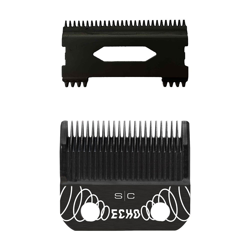 Echo Black DLC Clipper Blade and Shallow Tooth 2.0 Cutter