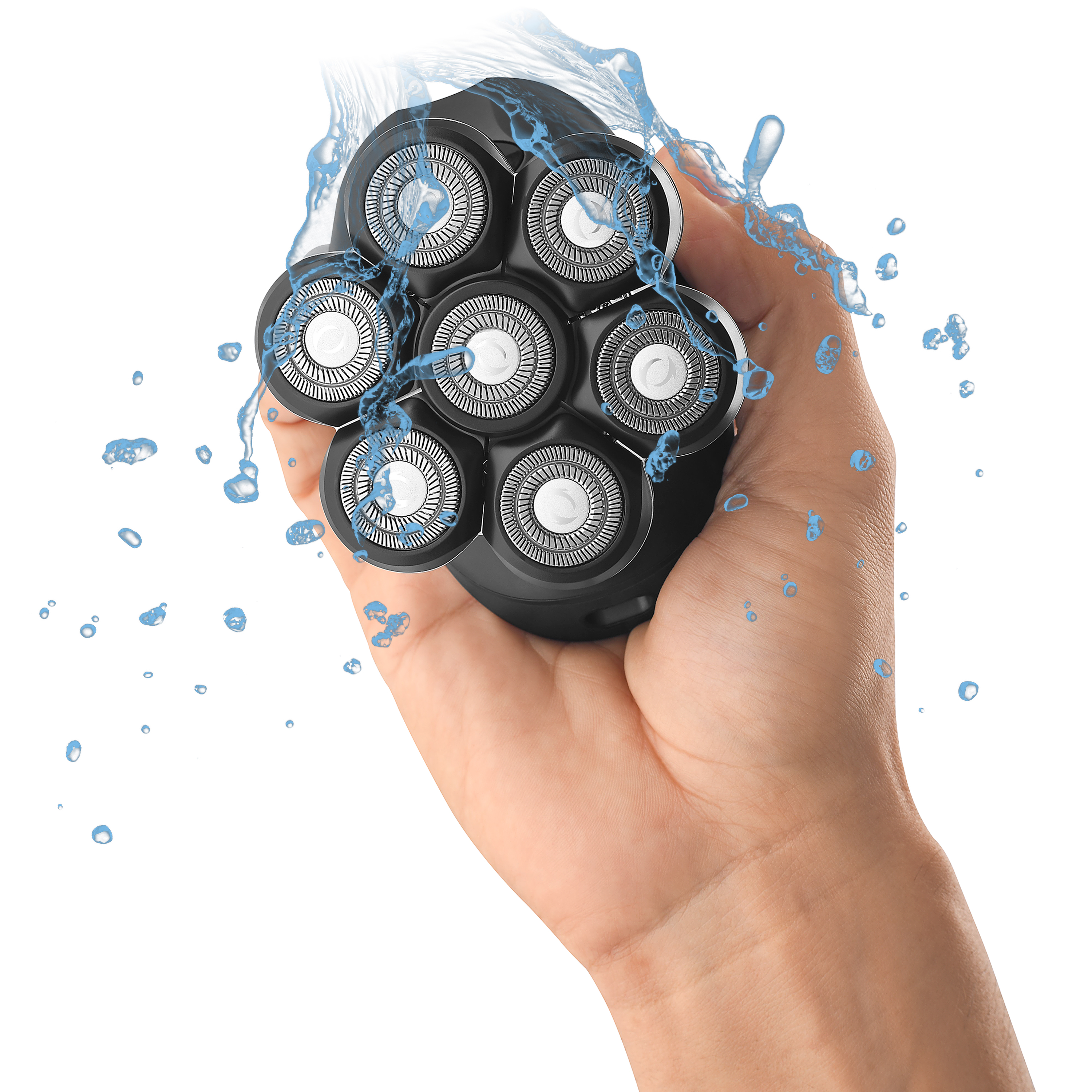 Ace Bald Head Shaver 7x Foil Bald Head Cordless Shaver