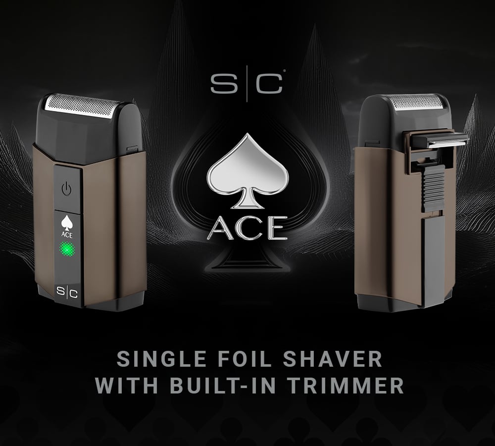 Ace Single Foil Shaver With Built In Trimmer | StyleCraft US