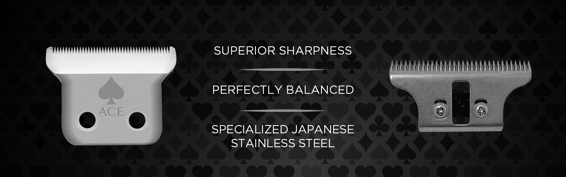 Ace Japanese Stainless Steel Trimmer Blade and Deep Tooth Cutter