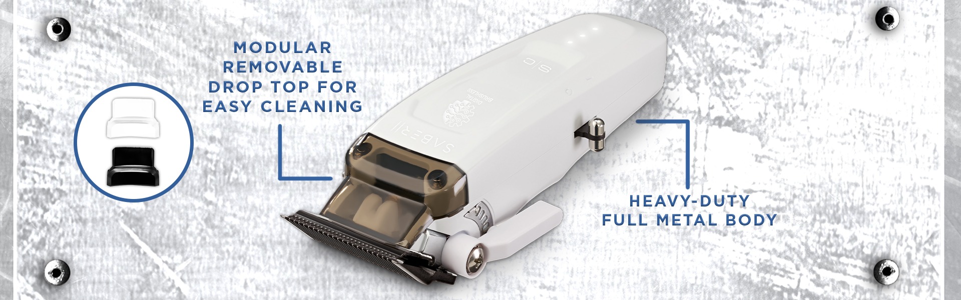 Saber 2 Professional Hair Clipper with EON Digital Brushless Motor