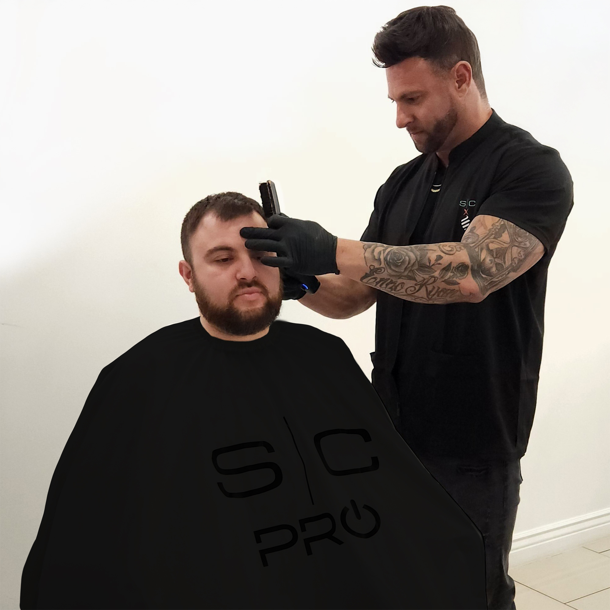 Extra Long Kick Covers Cape In Black | StyleCraft