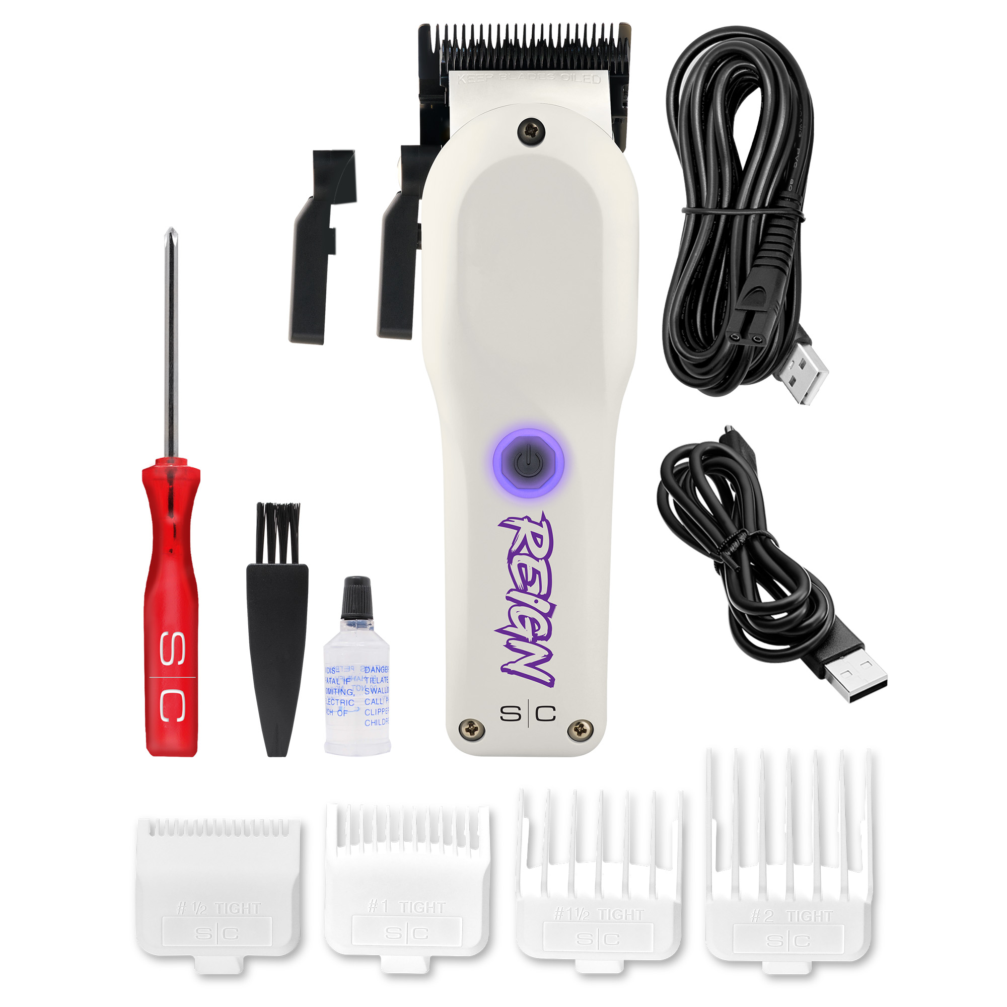 Reign Professional Hair Clipper with EON Digital Brushless Motor ...