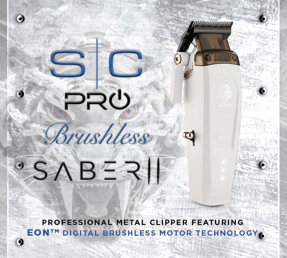 Saber 2 Professional Hair Clipper with EON Digital Brushless Motor