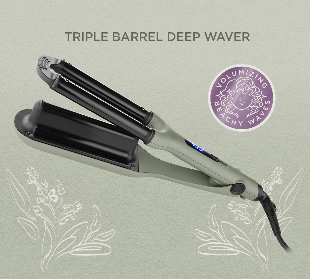 Sage Professional Triple Barrel Deep Waver | StyleCraft US